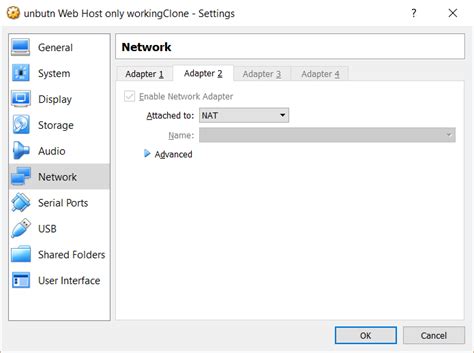 Ubuntu Why Is Vm Host Only And Nat Networking Not Working Server Fault