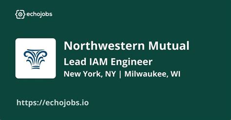 northwestern mutual is hiring lead iam engineer usd 107k 200k new york ny milwaukee wi us