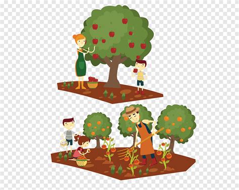 การ์ตูนเกษตรกรปลูกที่บ้าน แบบบ้าน 3 มิติ การเกษตร Png Pngegg