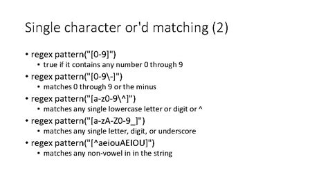 Cosc 2030 String Parsing In C Regular Expressions