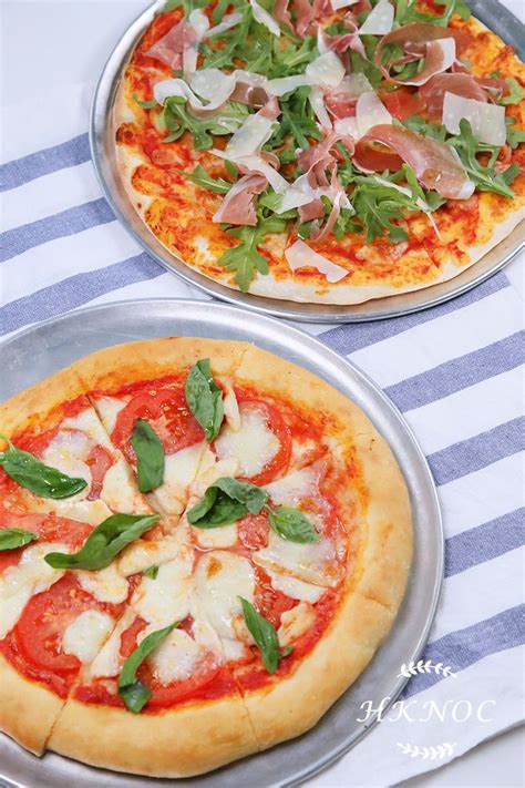 帕馬火腿芝士薄餅 And 瑪格麗特薄餅 兩款pizza ） 香港新東方烘焙材料專門店