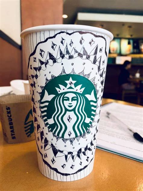 Filipino Artist Creates Art On A Starbucks Cup