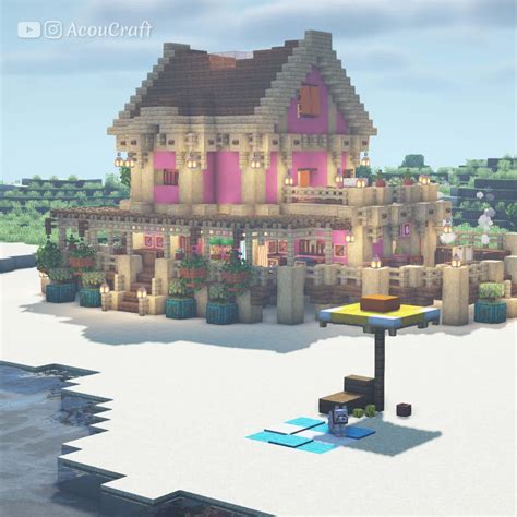 Minecraft Beach House Tutorial