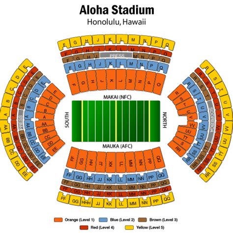 Aloha Stadium Seating Guide