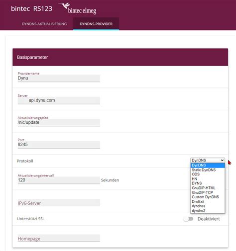 Bintec Dynamic DNS Service Dynu Systems Inc Bintec Dynamic DNS Service Dynu Systems Inc