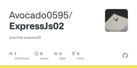 GitHub Avocado ExpressJs Practise ExpressJS