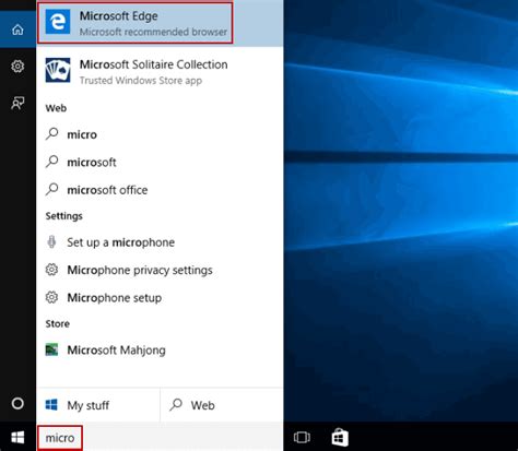 3 Ways To Access Microsoft Edge In Windows 10