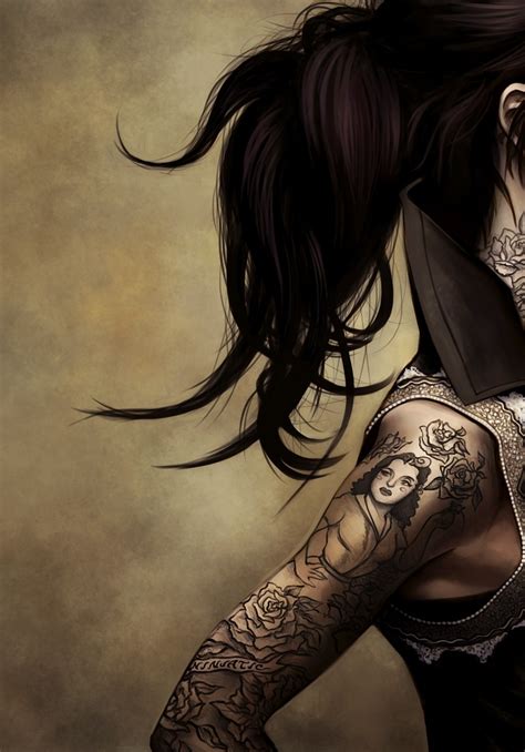 1668x2388 Resolution Girl Profile Tattoos 1668x2388 Resolution
