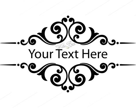 Ending Swirl Border Svg Free Download Free Svg Cut Fi