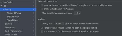 在 PhpStorm Ubuntu 16 04 中配置 xDebug Docker compose