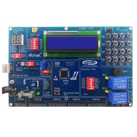 Atmel Avr Development Atmega32 Kit Eta32mini Makers Electronics