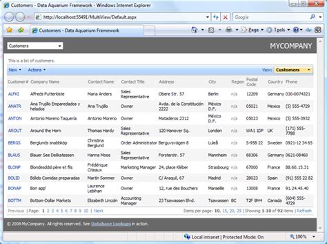 Code On Time Presenting Multiple Views Of The Same Data