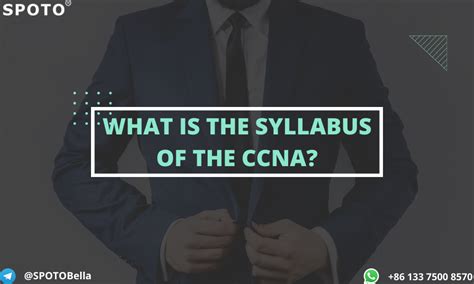 What Is The Syllabus Of The CCNA SpotoDumps