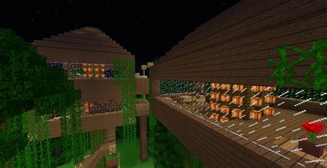 Jungle Treehouse Minecraft Map Jungle Treehouse Minecraft Map