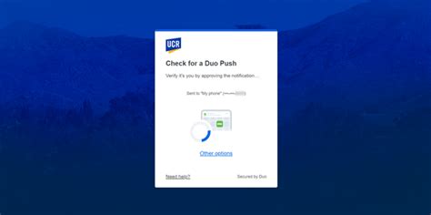 Duo Push Prompt Screen Information Technology Solutions