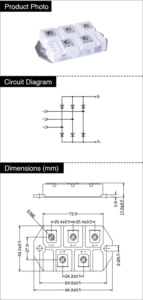 Three Phase Rectifier Module Efficient International Technology