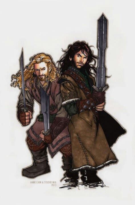 Le Hobbit Kili Et Fili Fan Art Bilbo Baggins Thorin Oakenshield The