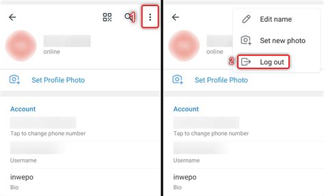 Cara Logout Akun Telegram Di HP Inwepo