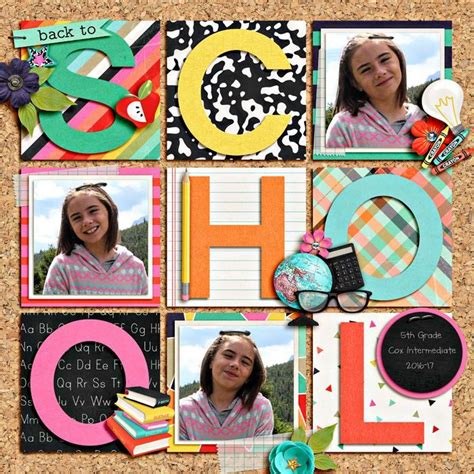 288 Best Images About School Scrapbooking Layouts On Pinterest