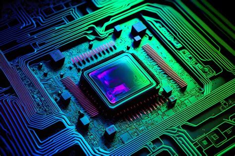 Premium AI Image Cpu Processor With Modern Futuristic Technology Appearance Neural Network Ai