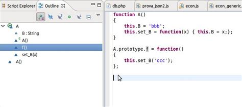 Eclipse Javascript Strange Behaviour With Prototype Functions Stack Overflow