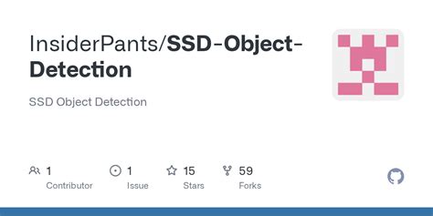 Github Insiderpantsssd Object Detection Ssd Object Detection · Github