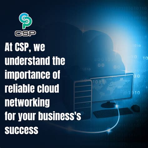 Csp Consulting Sa On Linkedin Having A Reliable Company Handle Your Cloud Networking Is