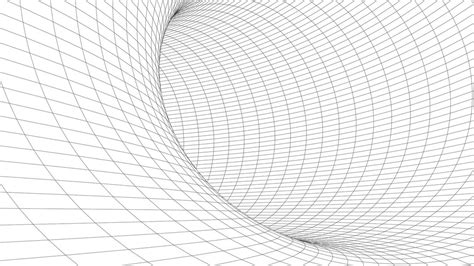 터널 및 복도의 메쉬 구조 3d 그리드가 있는 추상 터널 벡터 웜홀 프리미엄 벡터