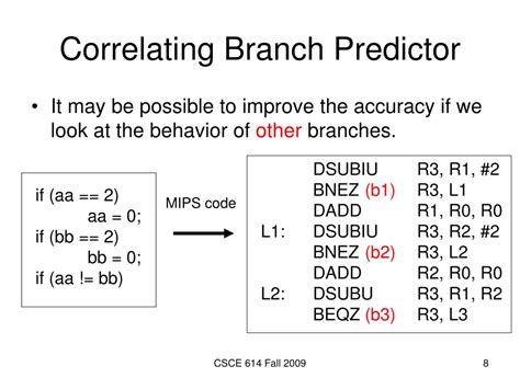 Ppt Dynamic Hardware Branch Prediction Powerpoint Presentation Free Download Id3789825