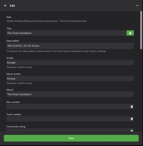Metadata Disappearing In Macos Macos Emby Community