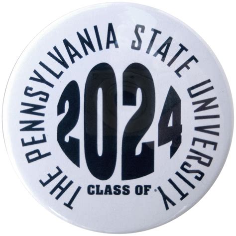 Penn State Class Of 2024 Button Student Book Store