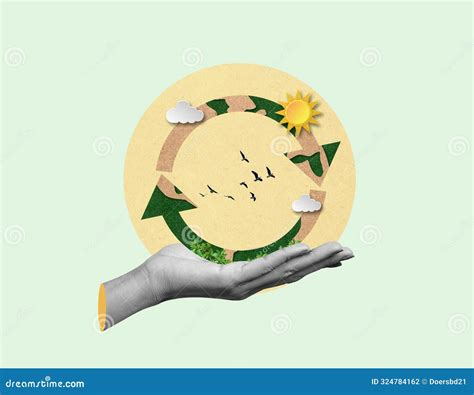 Net Zero And Carbon Neutral Concept Net Zero Greenhouse Gas Emissions Target Royalty Free Stock