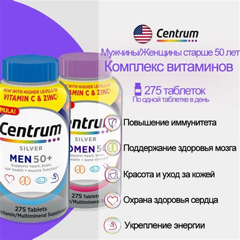 Витамины спортивные Centrum – купить в интернет-магазине OZON по низкой ...