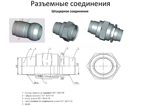 Резьбы, резьбовые изделия и соединения. Разъемные соединения ...