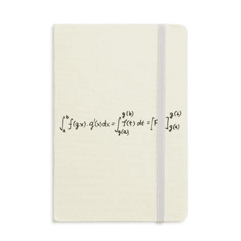 Formula Function Summation Calculus Notebook Official Fabric Hard Cover Classic Journal Diary