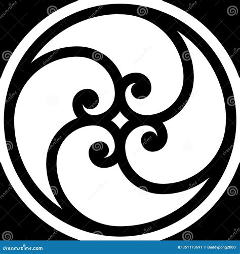 Golden Ration Fibonacci Pattern For Logo Icon Background Web Graphic Tattoo Vector Illustration