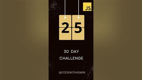 Day 25 Asyncawait In Javascript 🚀 30daysjs Shorts Codewithaswin Youtube