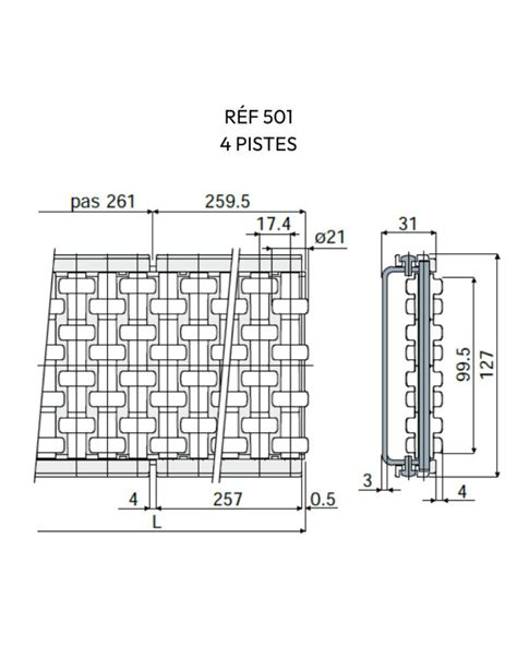 Roller Side Guide With Round Rollers Rectilinear Or Curvilinear Conveyor Components D O M D O M
