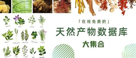 天然产物在线免费数据库大集合！ 知乎