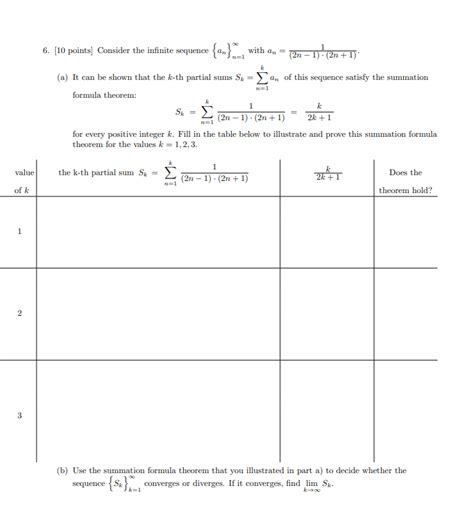 Solved Points Consider The Infinite Sequence A Chegg
