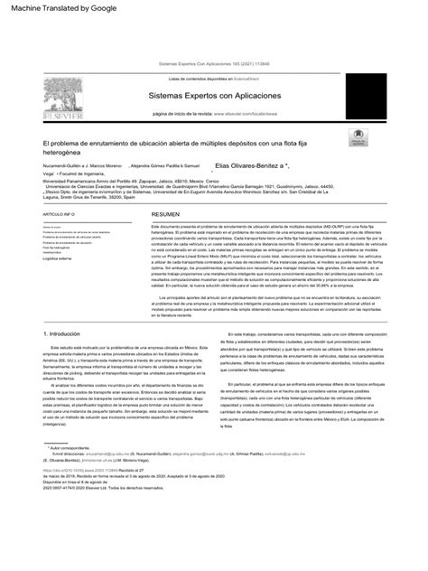 the multi depot open location routing problem with a heterogeneous fixed fleet pdf