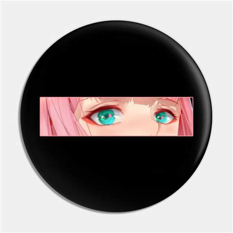 Lewd Zero Two Eyes Zero Two Pin Teepublic
