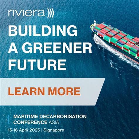 Riviera Maritime Medias Green Conference In Asia Maritime Decarbonisation Community Posted On