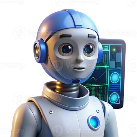 Wonderful Vintage A Highly Advanced Ai Robot With A Human Like Face And Intelligent Eyes