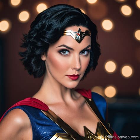 Dylan Ryder As Wonderwoman Cut Stable Diffusion Online