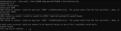Can T Connect To Fysetc E4 Using Bat Issue 328 Bdring FluidNC