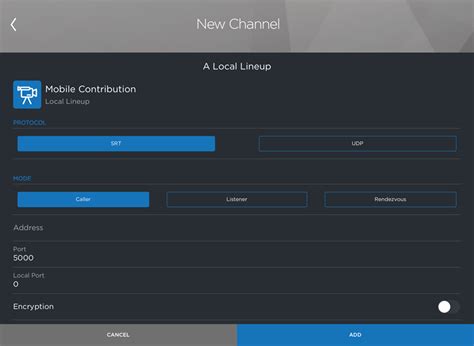 Creating A Live Srt Stream Using A Mobile Device