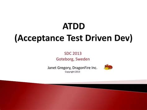 Ppt Atdd Acceptance Test Driven Dev Powerpoint Presentation Free Download Id3133377