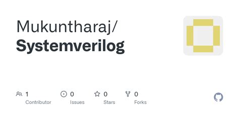 Github Mukuntharaj Systemverilog