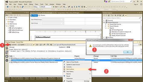Svn AnkhSVN Visual Studio SSRS Project File You Are Trying To